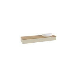 Villeroy & Boch V&B Waschtischunterschrank ohne Frontstruktur -Beleuchtung Antao 160x50cm, WBP-farbe hon. Oa, si Gr m Lac ; Villeroy & Boch (L16011HJ)