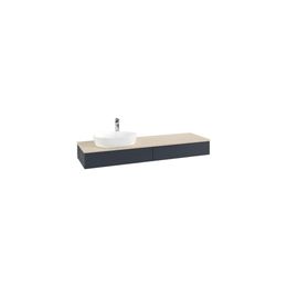 Villeroy & Boch V&B Waschtischunterschrank mit Frontstruktur -Beleuchtung Antao 160x50cm, HL, WBP botti., md bl. m Lac ; Villeroy & Boch (L15153HG)