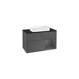 Villeroy & Boch V&B Waschtischunterschrank Finion 100x60,3 cm, Rg r Anthrac. m, Anthrac. m ; Villeroy & Boch (F662GKGK)