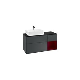 Villeroy & Boch V&B Waschtischunterschrank Wandbeleuchtung Finion 120cm, Pl b m, Reg li Peo, md bl. m Lac ; Villeroy & Boch (G152HBHG)