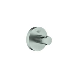 Grohe Bademantelhaken Essentials verdeckte Befestigung, supersteel (40364DC1)