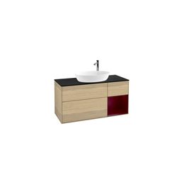Villeroy & Boch V&B Waschtischunterschrank Wandbeleuchtung Finion 120cm, Pl bla m, Reg Peo m Lac, Oa ven ; Villeroy & Boch (G952HBPC)