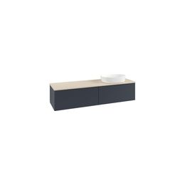 Villeroy & Boch V&B Waschtischunterschrank mit Frontstruktur -Beleuchtung Antao 160x50cm, WBP-farbe botti., md bl. m Lac ; Villeroy & Boch (L38113HG)