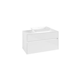 Villeroy & Boch V&B Waschtischunterschrank Collaro 100x54,8x50cm, WT mi, LED 7,3 W, glo wh. ; Villeroy & Boch (C109B0DH)
