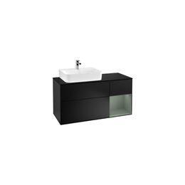 Villeroy & Boch V&B Waschtischunterschrank Wandbeleuchtung Finion 120cm, Pl b m, Rg l Ol m Lac, bla m Lac ; Villeroy & Boch (G152GMPD)