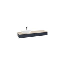 Villeroy & Boch V&B Waschtischunterschrank ohne Frontstruktur -Beleuchtung Antao 160x50cm, HL, WBP botti., md bl. m Lac ; Villeroy & Boch (L15053HG)