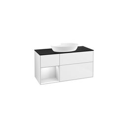 Villeroy & Boch V&B Waschtischunterschrank Wandbeleuchtung Finion 120cm, Pl b m, Rg wh. m Lac, glo wh. Lac ; Villeroy & Boch (GA62MTGF)
