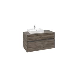 Villeroy & Boch V&B Waschtischunterschrank Collaro 100x54,8x50cm, WT links, stone oak ; Villeroy & Boch (C01400RK)