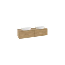 Villeroy & Boch V&B Waschtischunterschrank ohne Frontstruktur, mit Beleuchtung Antao 160x50cm, WBP-farbe honey oak, honey oak ; Villeroy & Boch (L28011HN)