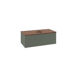 Villeroy & Boch V&B Waschtischunterschrank mit Frontstruktur, mit Beleuchtung Antao 100x36x50cm, HL, WBP w wa, le gre. m Lac ; Villeroy & Boch (L31152HL)