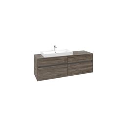 Villeroy & Boch V&B Waschtischunterschrank Collaro 160x54,8x50cm, WT links, stone oak ; Villeroy & Boch (C02600RK)