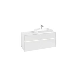 Villeroy & Boch V&B Waschtischunterschrank Collaro 120x54,8x50cm, WT r, LED 8,8 W, glo wh. ; Villeroy & Boch (C083B0DH)