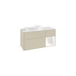 Villeroy & Boch V&B Waschtischunterschrank Finion 120cm, Pl w m, Rg wh. m Lac, si Gr m Lac ; Villeroy & Boch (FA51MTHJ)