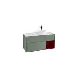 Villeroy & Boch V&B Waschtischunterschrank Wandbeleuchtung Finion 120cm, Pl w m, Reg Peo m Lac, Oli. m Lac ; Villeroy & Boch (G951HBGM)