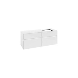 Villeroy & Boch V&B Waschtischunterschrank Collaro 140x54,8x50cm, WT r, LED 10W, glo wh. ; Villeroy & Boch (C118B0DH)
