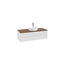 Villeroy & Boch V&B Waschtischunterschrank ohne Frontstruktur, mit Beleuchtung Antao 120x36x50cm, HL, WBP w. wal, glo wh. Lac ; Villeroy & Boch (L21052GF)