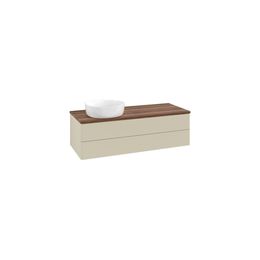 Villeroy & Boch V&B Waschtischunterschrank ohne Frontstruktur Antao 120x36x50cm, WBP w. wal, si Gr m Lac ; Villeroy & Boch (K22012HJ)