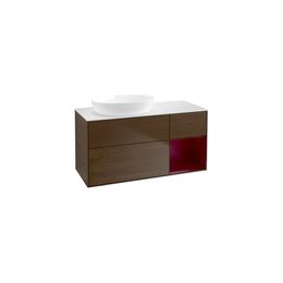 Villeroy & Boch V&B Waschtischunterschrank Finion 120cm, Pl wh. m, Reg Peo m Lac, wal ven ; Villeroy & Boch (FA51HBGN)