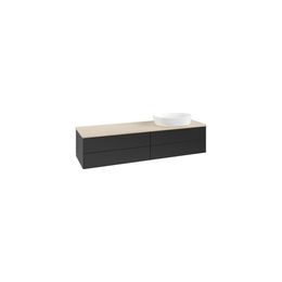 Villeroy & Boch V&B Waschtischunterschrank ohne Frontstruktur -Beleuchtung Antao 160x50cm, WBP-farbe botti., bla m Lac ; Villeroy & Boch (L27013PD)