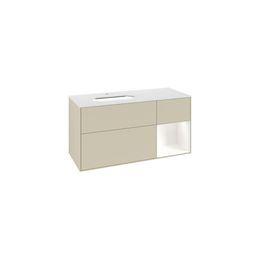 Villeroy & Boch V&B Waschtischunterschrank Finion 120cm, Pl w m, Rg r w m Lac, si Gr m Lac ; Villeroy & Boch (F281MTHJ)
