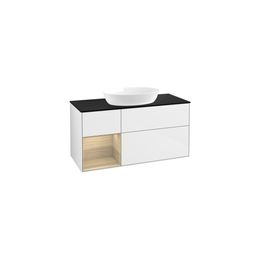 Villeroy & Boch V&B Waschtischunterschrank Wandbeleuchtung Finion 120cm, Pl bla m, Reg Oa ven, glo wh. Lac ; Villeroy & Boch (GA62PCGF)