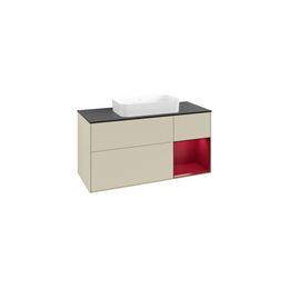 Villeroy & Boch V&B Waschtischunterschrank Finion 120x60 cm, Reg re Peo, si Gr m Lacquer ; Villeroy & Boch (F712HBHJ)