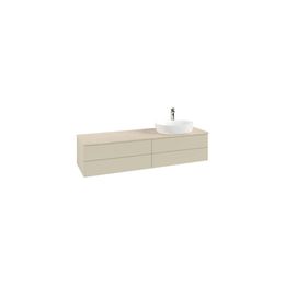 Villeroy & Boch V&B Waschtischunterschrank ohne Frontstruktur -Beleuchtung Antao 160x50cm, HL, WBP botti., si Gr m Lac ; Villeroy & Boch (L27053HJ)