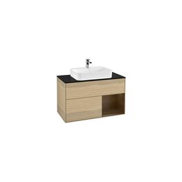 Villeroy & Boch V&B Waschtischunterschrank Wandbeleuchtung Finion 100, Pl bla m, Reg re wal ven, Oa ven ; Villeroy & Boch (G372GNPC)