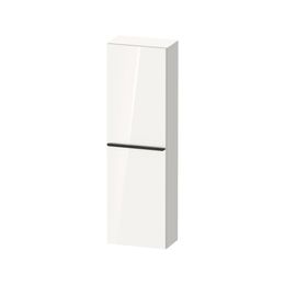Duravit Halbhochschrank D-Neo 40x24cm, 1 T&uuml;r, 4 B&ouml;, An R, sw/w hgl (DE1318RBD220000)