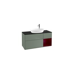 Villeroy & Boch V&B Waschtischunterschrank Wandbeleuchtung Finion 120cm, Pl b m, Reg Peo m Lac, Oli. m Lac ; Villeroy & Boch (G952HBGM)