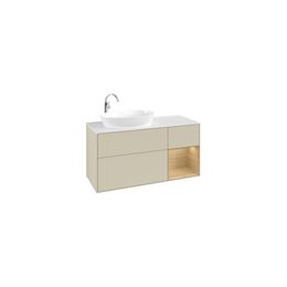 Villeroy & Boch V&B Waschtischunterschrank Finion 120cm, Pl wh. m, Reg Oa ven, si Gr m Lac ; Villeroy & Boch (F931PCHJ)