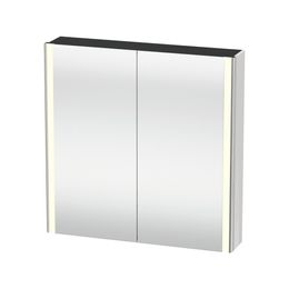 Duravit Universal-Spiegelschrank XSquare 80x80x15,5cm, weiß hochglanz, 2 Tür, LED (XS7112022220000)