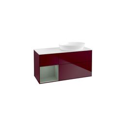 Villeroy & Boch V&B Waschtischunterschrank Wandbeleuchtung Finion 120cm, Pl wh. m, Reg Oli. m Lac, Peo m ; Villeroy & Boch (GA41GMHB)
