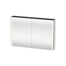 Duravit Universal-Spiegelschrank XSquare 120x80x15,5cm, we hochglanz, 2 Tür, LED (XS7114022220000)