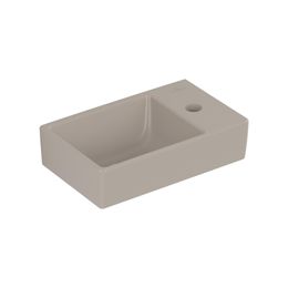 Villeroy & Boch V&B Handwaschbecken Avento 36x22cm, 1 Hahnl., o. &Uuml;L, li, almond C+ ; Villeroy & Boch (43003LAM)