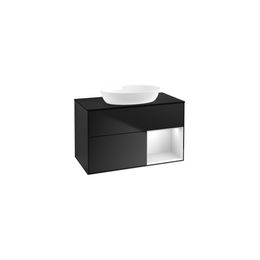 Villeroy & Boch V&B Waschtischunterschrank Wandbeleuchtung Finion 100, Pl bla m, Reg wh. m Lac, bla m Lac ; Villeroy & Boch (GA22MTPD)