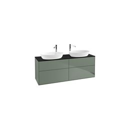 Villeroy & Boch V&B Waschtischunterschrank Wandbeleuchtung Finion 160x60cm, Abd.-Pl. bla m, Oli. m Lacquer ; Villeroy & Boch (G96200GM)