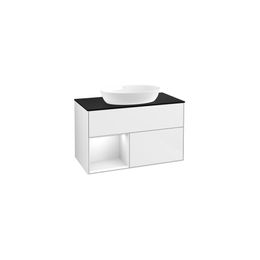 Villeroy & Boch V&B Waschtischunterschrank Wandbeleuchtung Finion 100, Pl b m, Rg glo wh. Lac, glo wh. Lac ; Villeroy & Boch (GA12GFGF)
