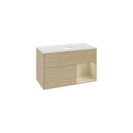 Villeroy & Boch V&B Waschtischunterschrank Finion 100, Pl wh. m, Reg si Gr m Lac, Oa ven ; Villeroy & Boch (FA21HJPC)