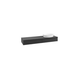 Villeroy & Boch V&B Waschtischunterschrank mit Frontstruktur Antao 160x50cm, WBP-farbe Lac, bla m lacquer ; Villeroy & Boch (K16110PD)
