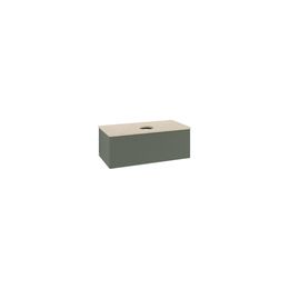 Villeroy & Boch V&B Waschtischunterschrank mit Frontstruktur Antao 100x36x50cm, WBP botti., lea gre. m Lac ; Villeroy & Boch (K31113HL)