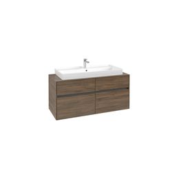 Villeroy & Boch V&B Waschtischunterschrank Collaro 120x54,8x50cm, WT mittig, arizona oak ; Villeroy & Boch (C09100VH)