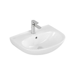 Villeroy & Boch V&B Waschtisch O.Novo 55x44cm, ov., o. Hahnl., o. &Uuml;L, we C+ ; Villeroy & Boch (4A4058R1)