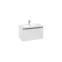Villeroy & Boch V&B Waschtischunterschrank Subway 3.0 77,2x42,9x47,8cm, m LE/Gr vo b, Bri wh. ; Villeroy & Boch (C573L1VE)
