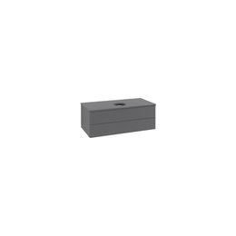 Villeroy & Boch V&B Waschtischunterschrank mit Frontstruktur Antao 100x36x50cm, WBP Lac, Anthrac. m Lac ; Villeroy & Boch (K20110GK)