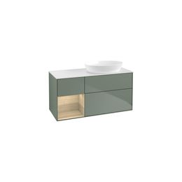 Villeroy & Boch V&B Waschtischunterschrank Wandbeleuchtung Finion 120cm, Pl wh. m, Reg Oa ven, Oli. m Lac ; Villeroy & Boch (GA41PCGM)