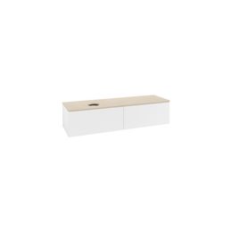 Villeroy & Boch V&B Waschtischunterschrank mit Frontstruktur -Beleuchtung Antao 160x50cm, WBP-farbe botti., wh. m Lac ; Villeroy & Boch (L37113MT)