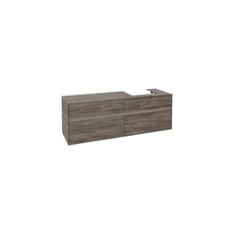 Villeroy & Boch V&B Waschtischunterschrank Collaro 160x54,8x50cm, WT r, LED 12W, st. Oa ; Villeroy & Boch (C079B0RK)