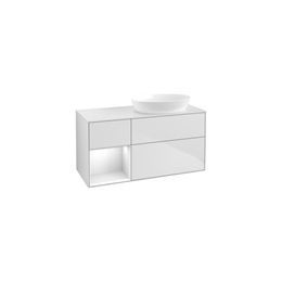 Villeroy & Boch V&B Waschtischunterschrank Wandbeleuchtung Finion 120cm, Pl w m, Rg glo wh. Lac, wh. m Lac ; Villeroy & Boch (GA41GFMT)