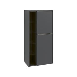 Villeroy & Boch V&B Mittelschrank Subway 3.0 57,4x120x36,2cm, Sch R/Gr Alu gl, bla Oa ; Villeroy & Boch (C59900AB)